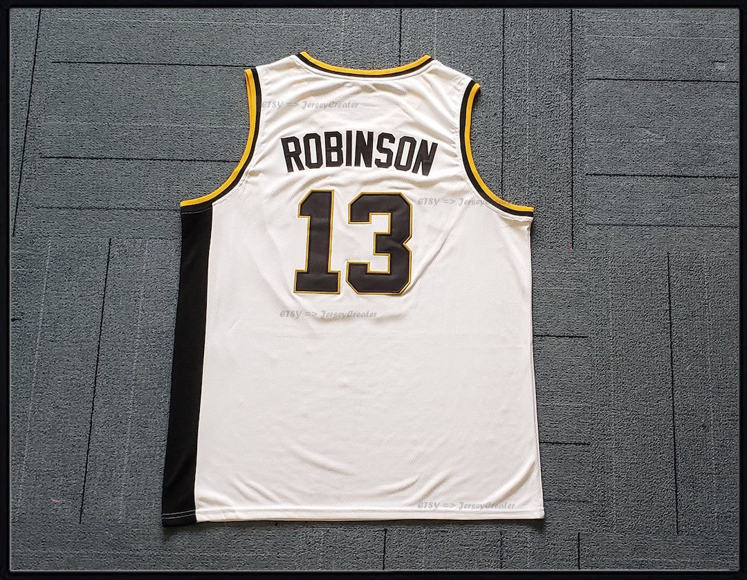 Throwback "big Dog "robinson #13 Basketball Jerseys All Stitched - Etsy
