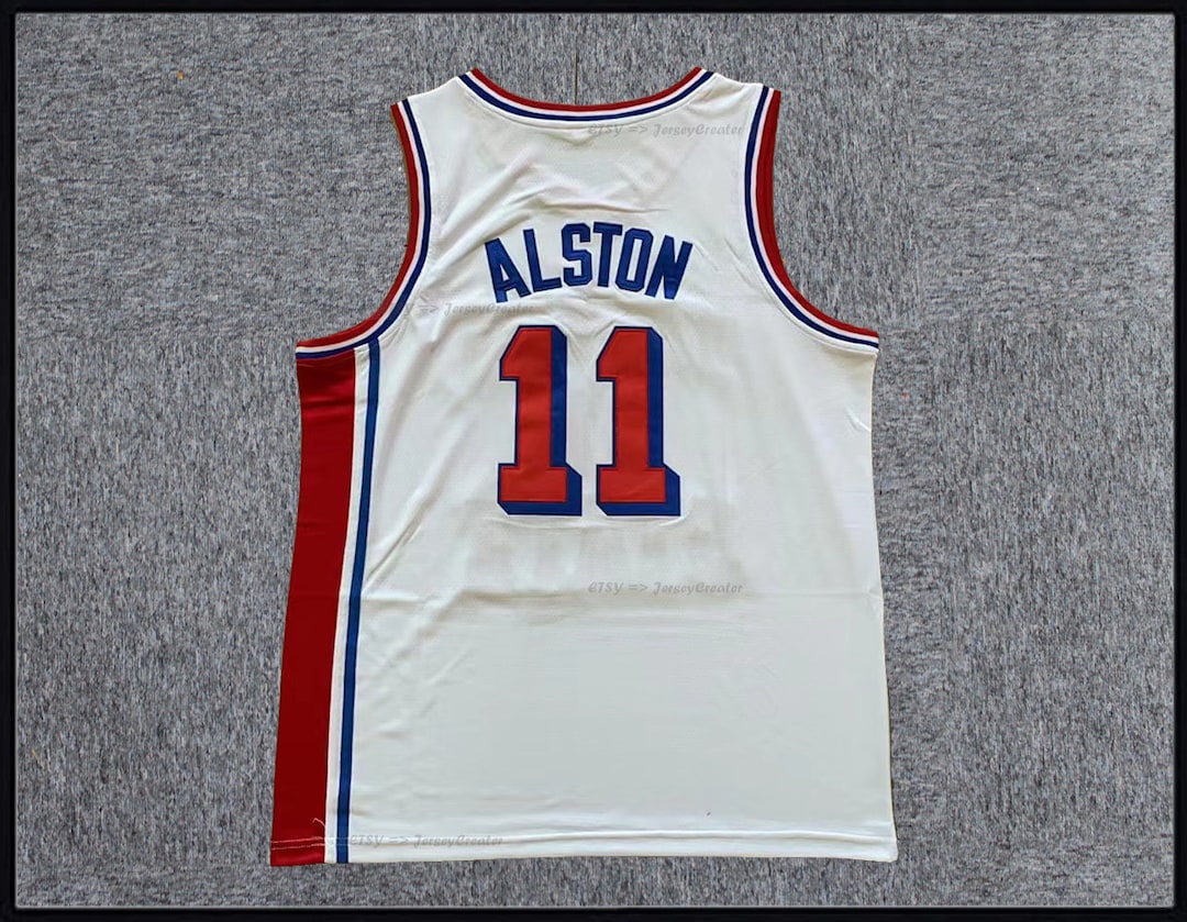 Throwback Rafer Alston #11 High School Basketball Jersey White;top Sewn ...