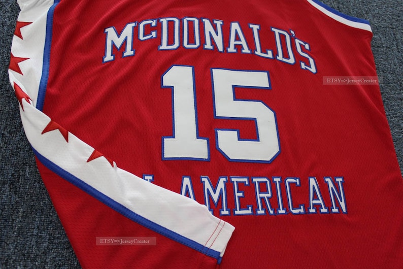 1995 Vince Carter 15 All American Basketball Jerseys Stitched - Etsy