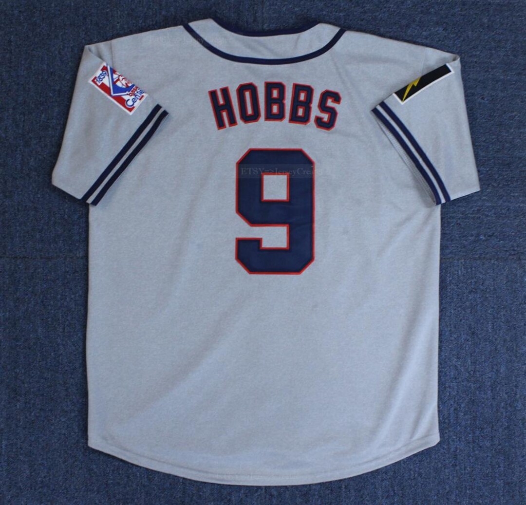 Movie 1939 Roy Hobbs #9 New York Baseball Jersey With Name the Natural ...