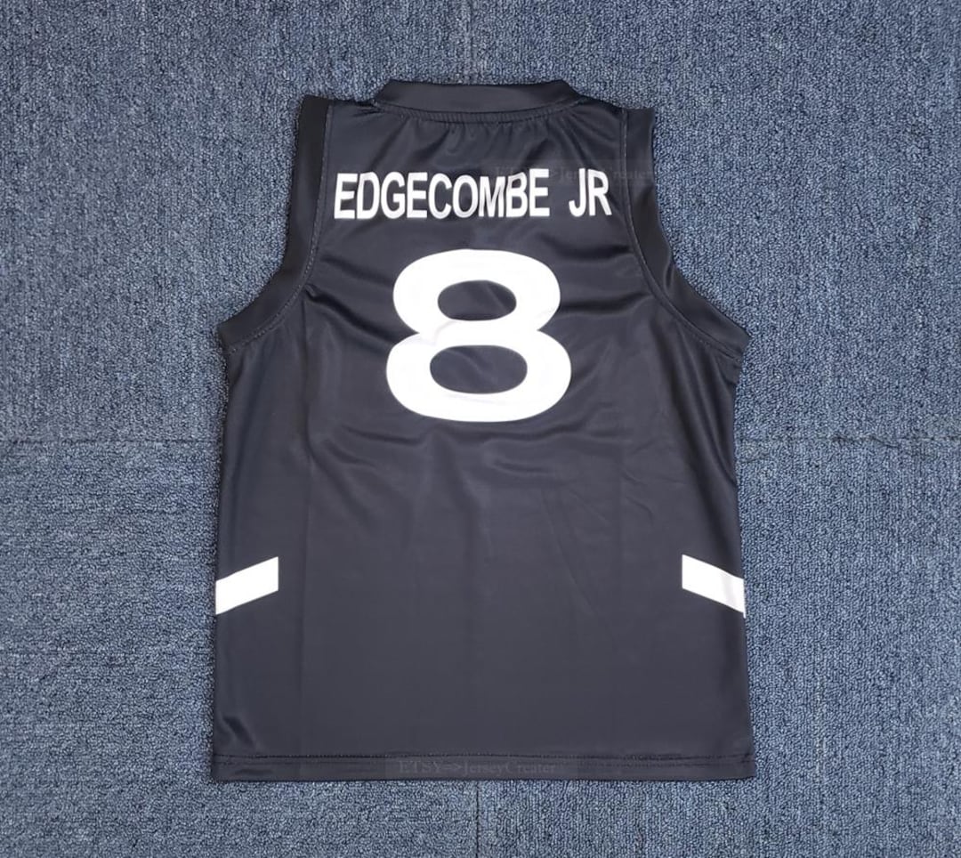 V. J. Edgecombe #8 Team Bahamas Basketball Jersey Sewn Any Name;black ...