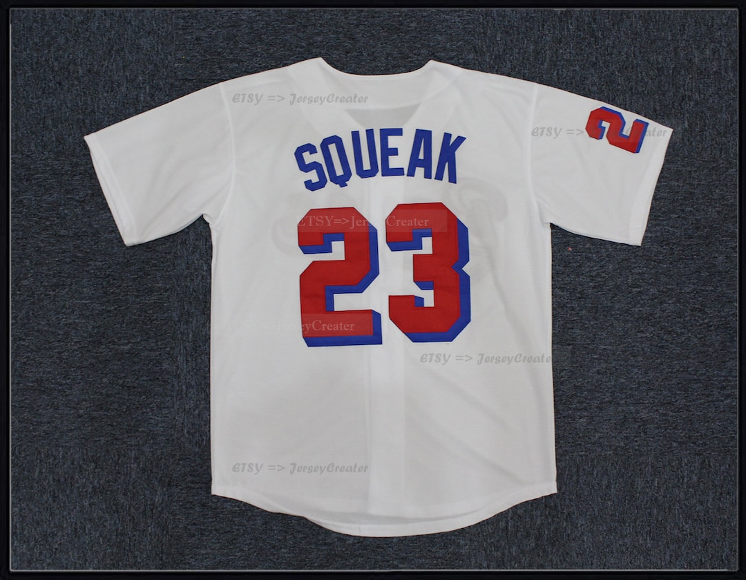 Movie Baseball Kenny "squeak" Scolari #23 Doug Remer Joe Cooper Baseball Jersey Beers;men/youth ...