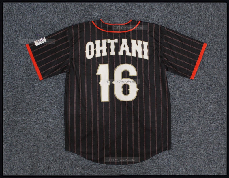 Design Ohtani 16 Team Japan Samurai Baseball Jerseys Black - Etsy