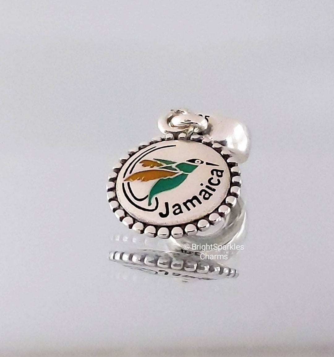 Pandora Jamaica National Bird Doctor Bird Dangle Charm. - Etsy