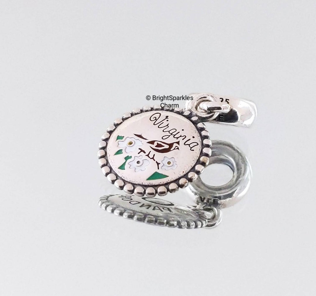 Pandora Virginia Cardinal Dangle Charm - Etsy