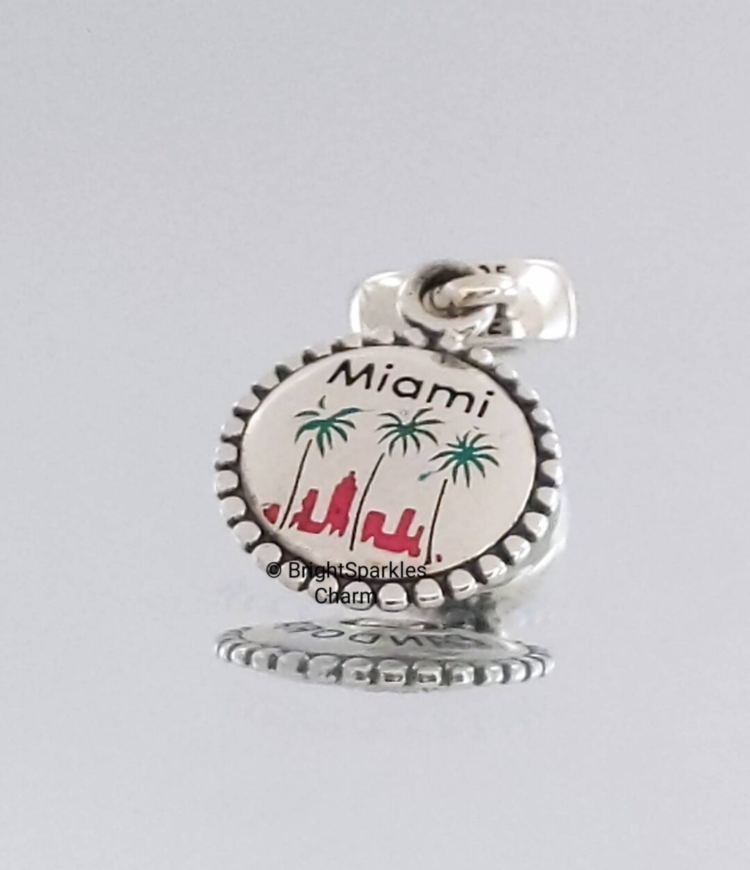 Pandora Miami Travel State Destination Dangle Charm. - Etsy