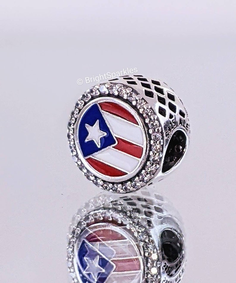 Pandora Puerto Rico Flag Charm - Etsy