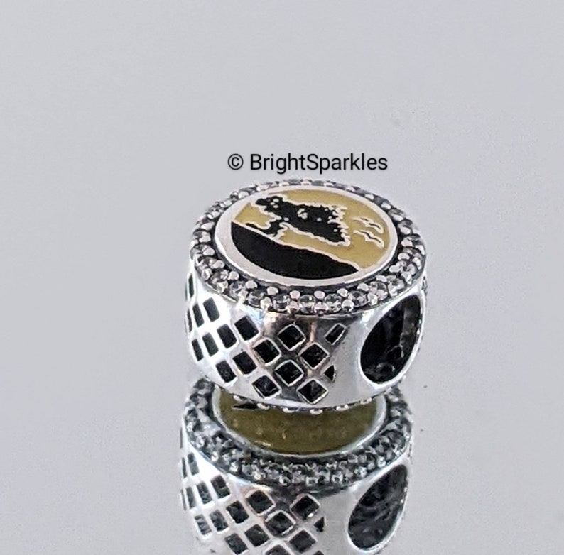 Pandora Engraved Button Charm Divi Scene Aruba Charm - Etsy