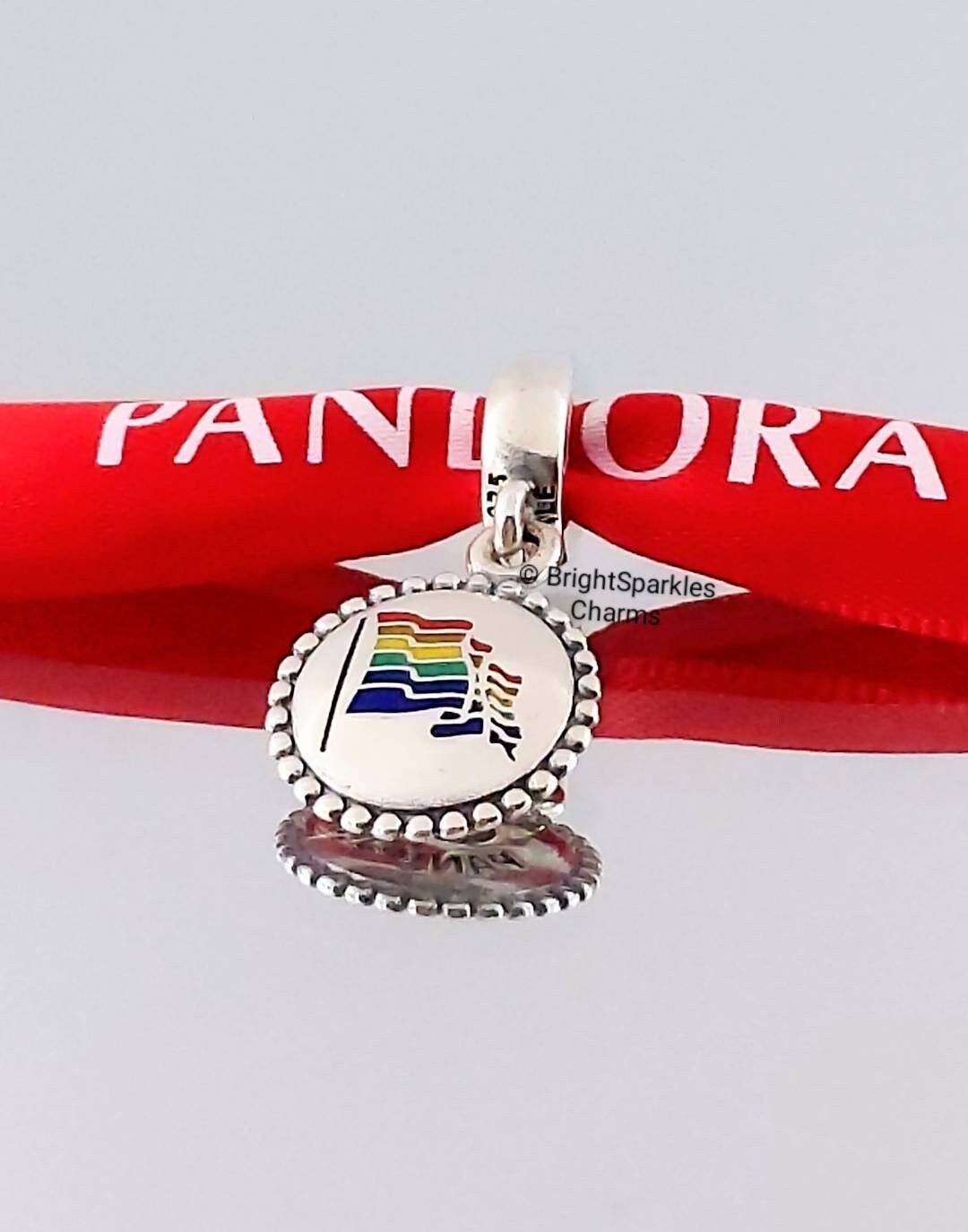 Pandora Pride Flag Rainbow Dangle Charm - Etsy