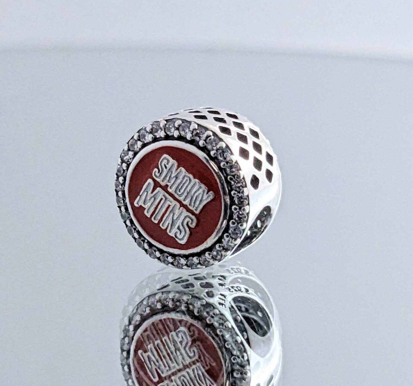 Pandora Smoky Mountains Christmas Tree Charm, Mix Enamel & Clear CZ - Etsy