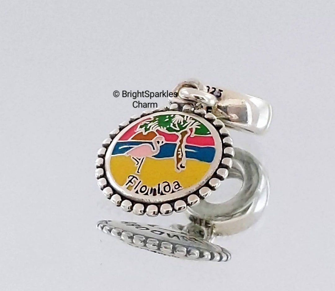 Pandora Florida Flamingo Beachtravel Destination Dangle Charm - Etsy