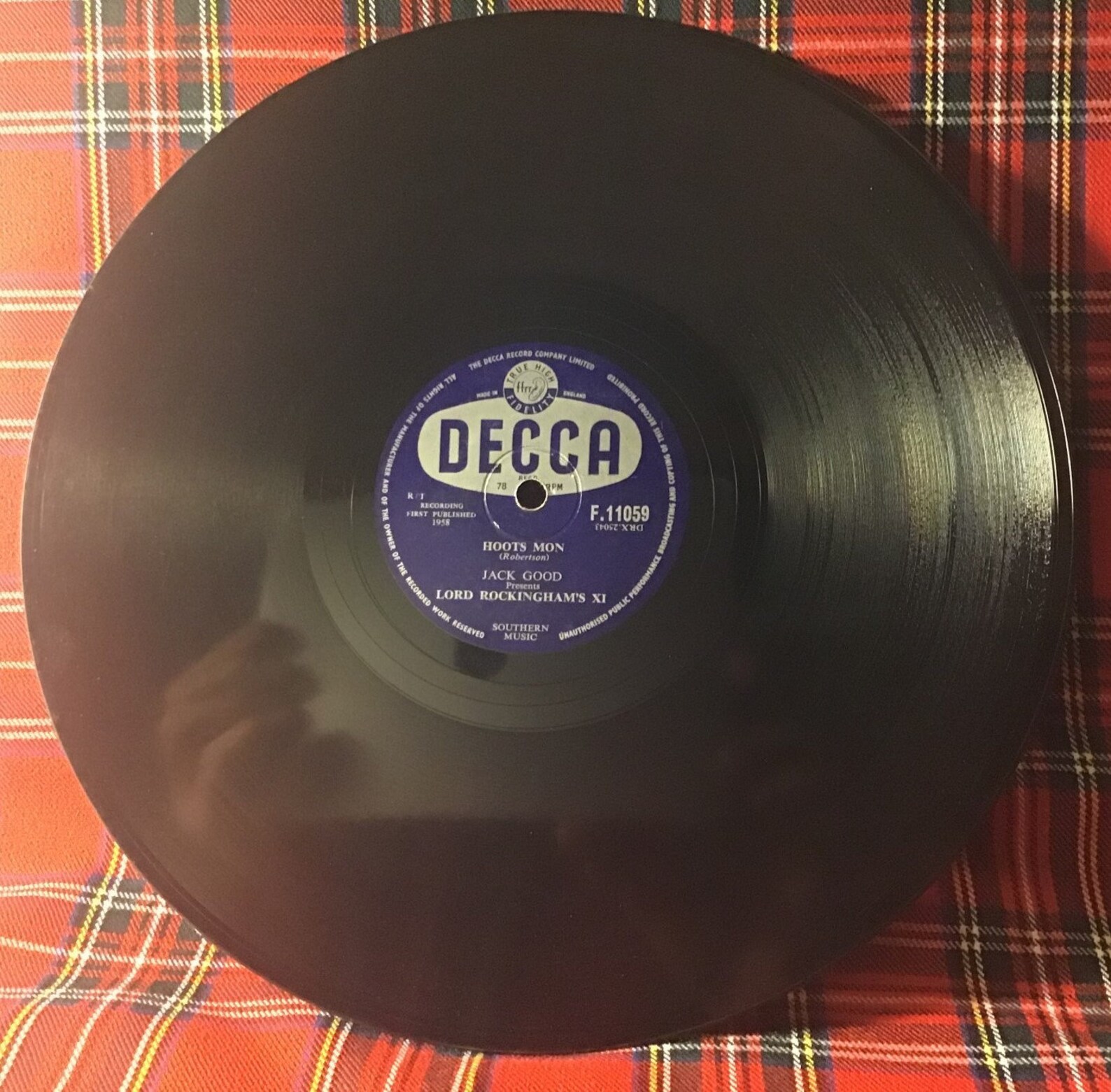 Lord Rockingham's X1 78rpm Hoots Mon 1958 Shellac - Etsy