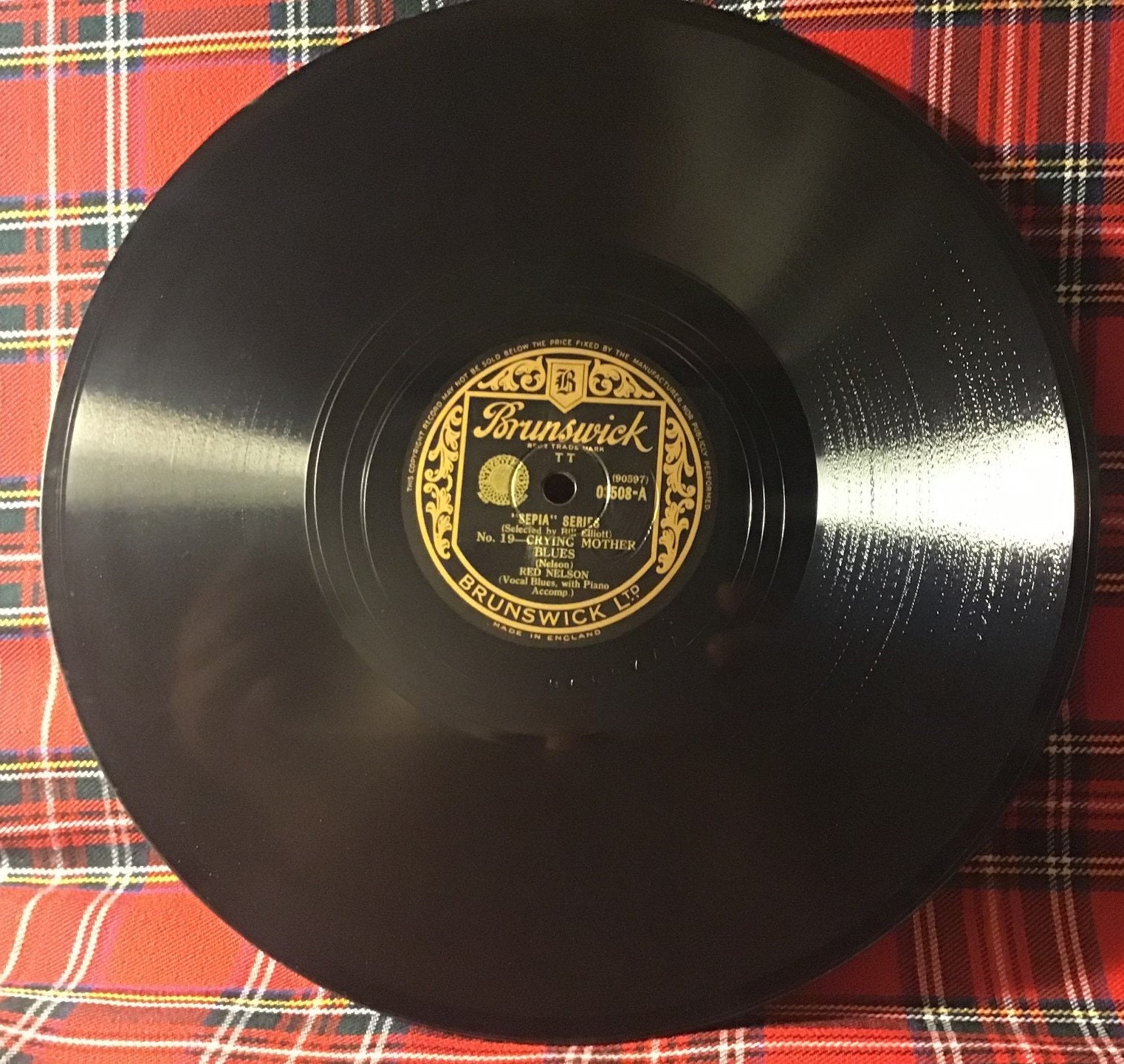 Red Nelson 78rpm Crying Mother Blues / Streamline Train 1944 Shellac - Etsy