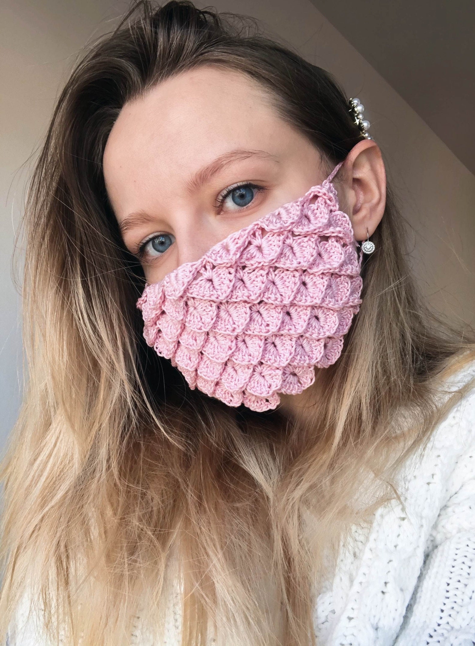 PATTERN Winter Face Masks Winter Mask Holiday Face Masks - Etsy