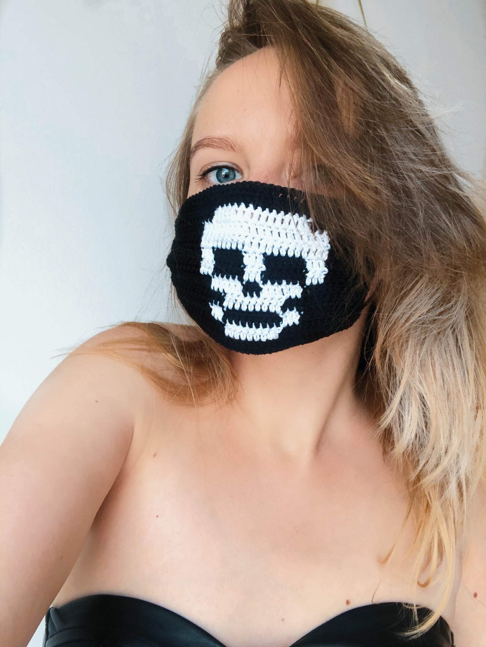 PATTERN Halloween Mask Skull Face Mask Pattern Halloween Party - Etsy