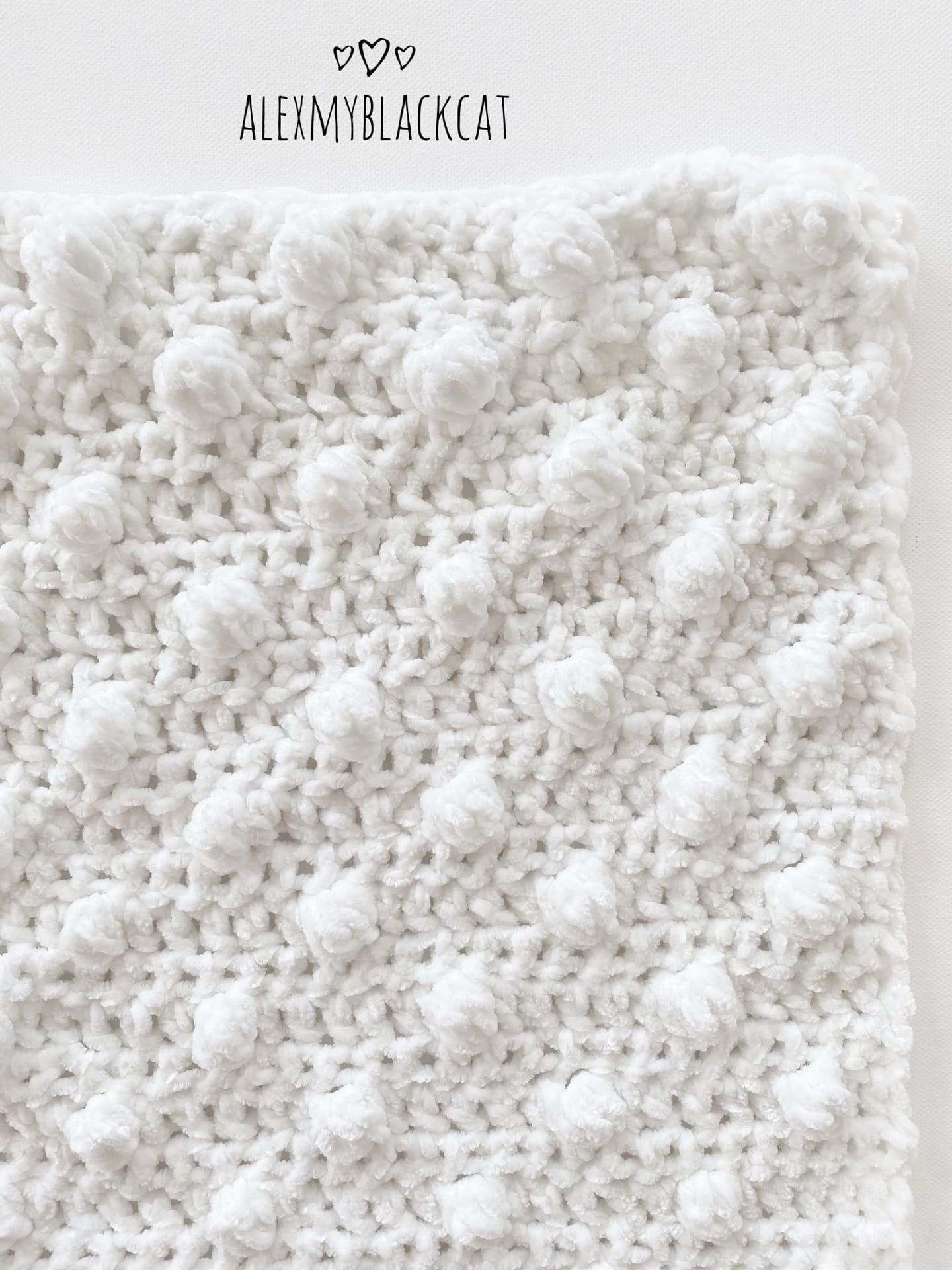 PATTERN Easy Crochet Bobble Blanket Video Pattern (Instant Download) - Etsy