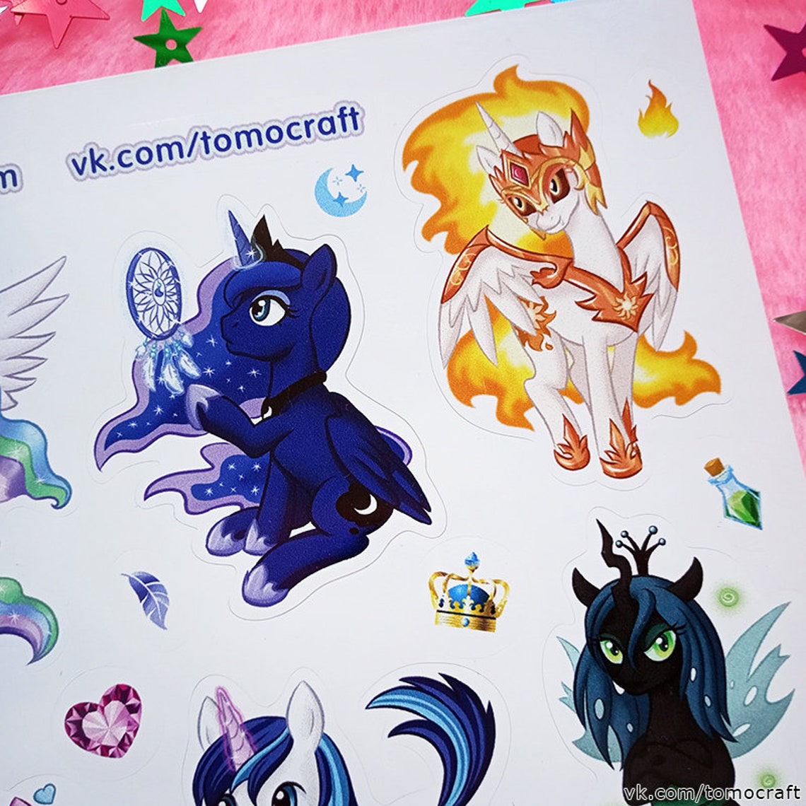 My Little Pony Sticker Pack Royal | Etsy