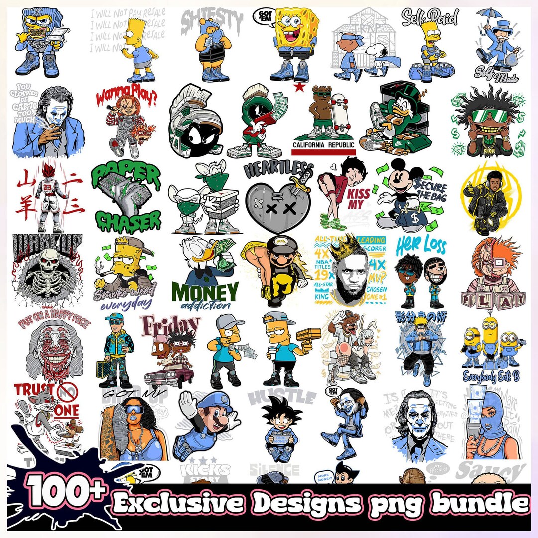 Exclusive Cartoon Designs PNG, Popular Designs T-shirt Designs Mug ...