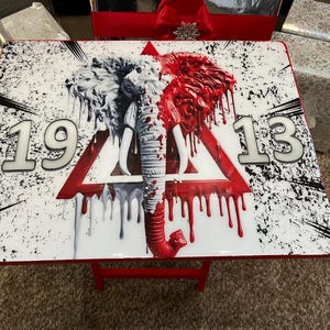 Delta Sigma Theta Folding Tray Table - Etsy