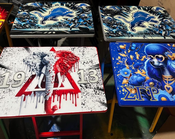 Delta Sigma Theta Folding Tray Table - Etsy