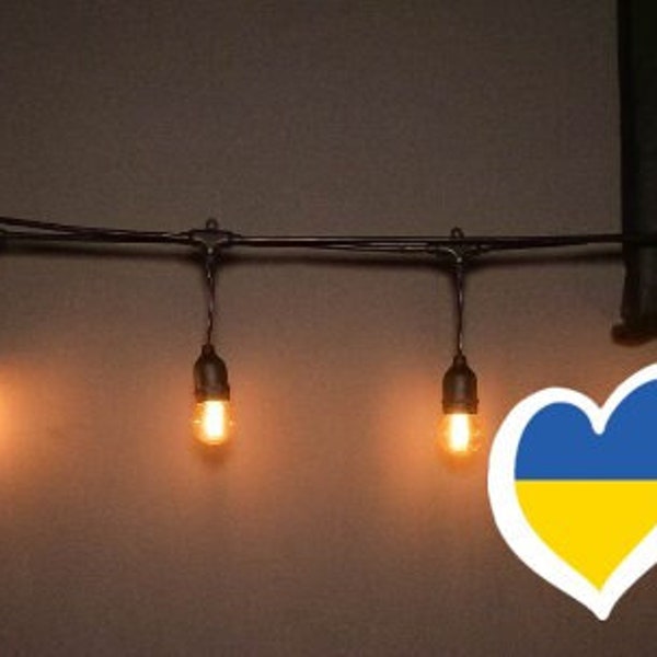 Rustic Outdoor String Lights - Etsy UK