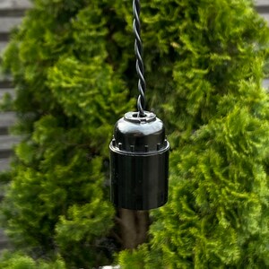 Retro String Lights on Twisted Wire With Hanging Edison Bulbs 40W - Etsy