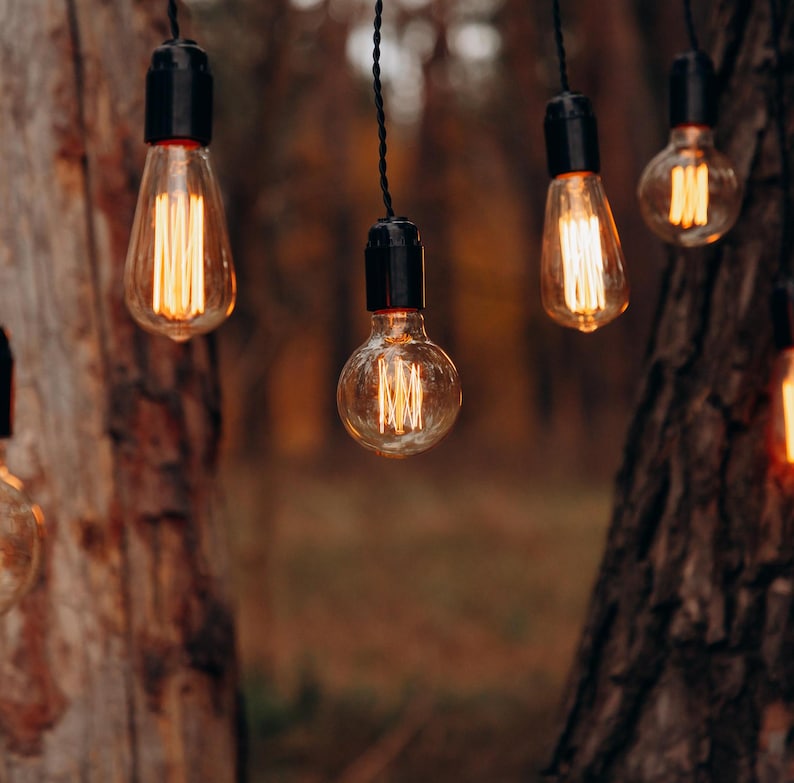 Handmade Pendant String Lights: Patio, Wedding, Event Decor A3 - Etsy