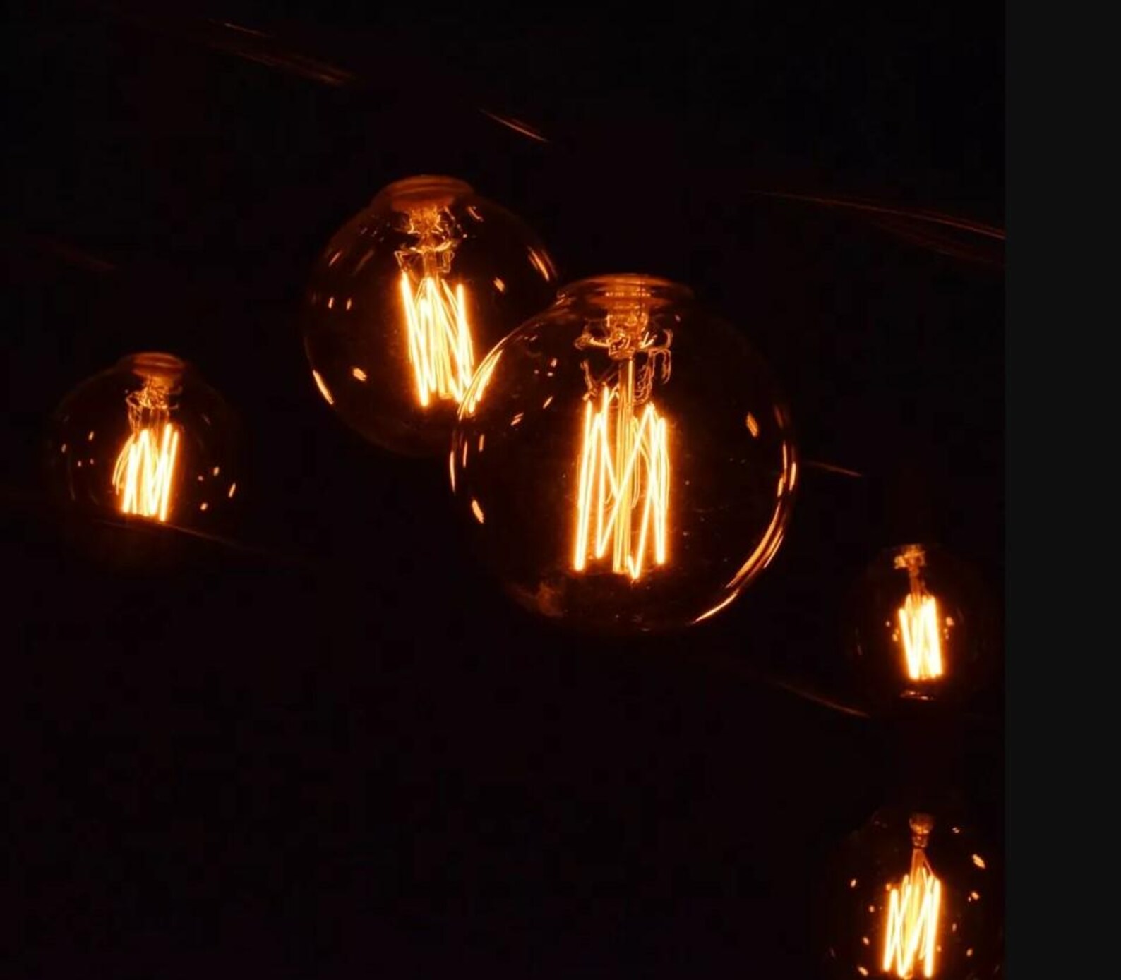 Golden Glow Twisted String Lights – Retro Charm for Patio & Garden A3 ...