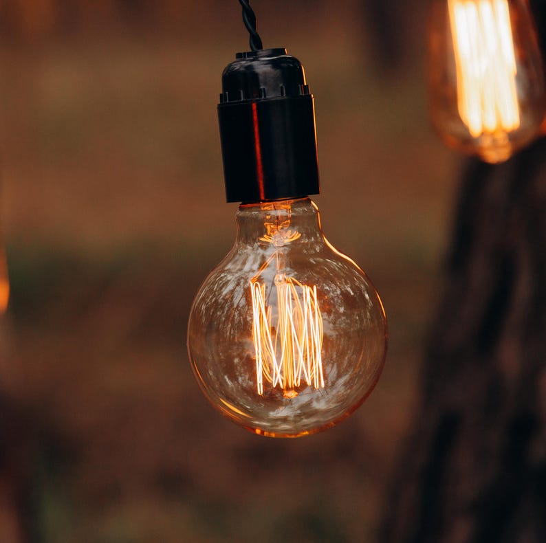 String Lights With Hanging Bulbs for Patio, Garden, Wedding, Event, Etc ...