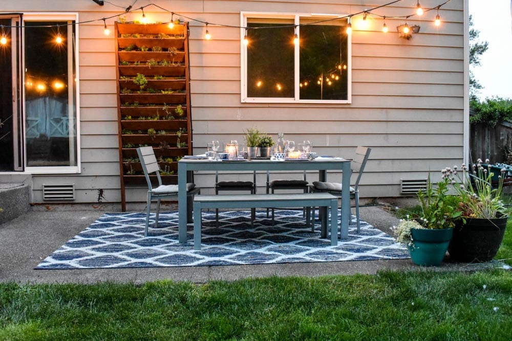 Outdoor String Retro Rustic Lights With Hanging LED Edison Bulbs 4W ...