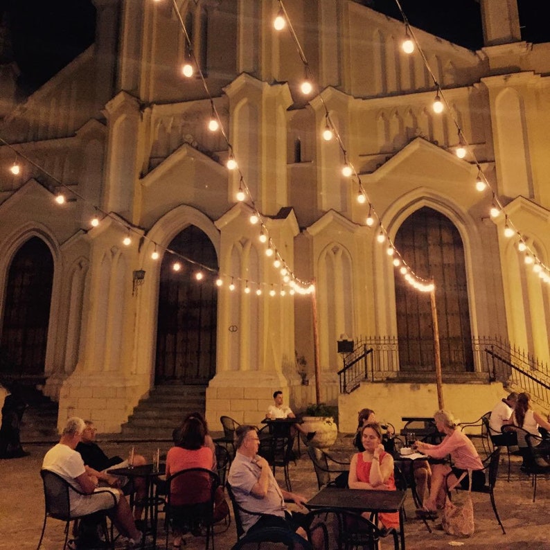 Outdoor String Retro Rustic Lights With Warm 3W LED Bulbs, Pendant ...