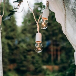 Outdoor Party String Lights With Bulbs for Garden/ Wedding/ Event ...