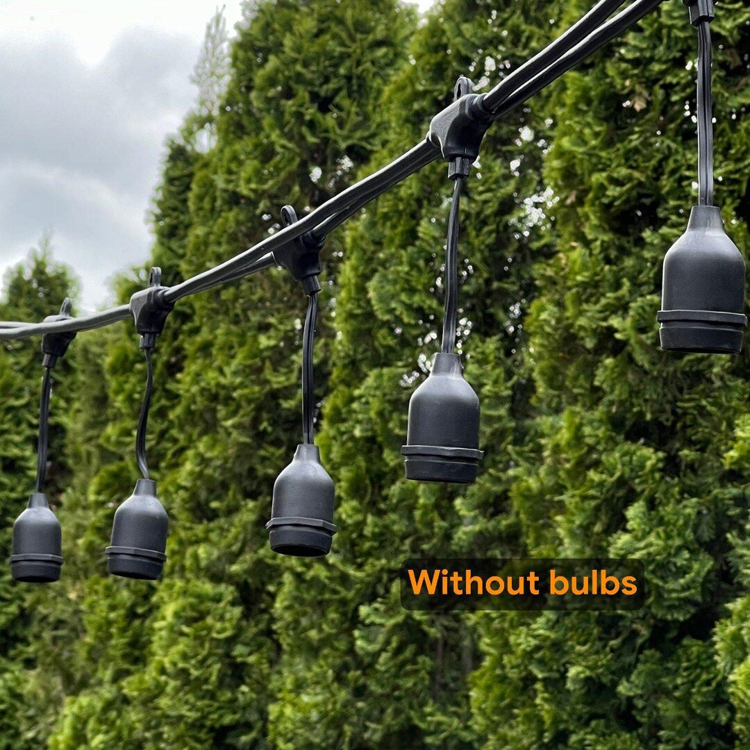 Outdoor Garlands With Hanging Sockets for Patio/garden/wedding/event ...