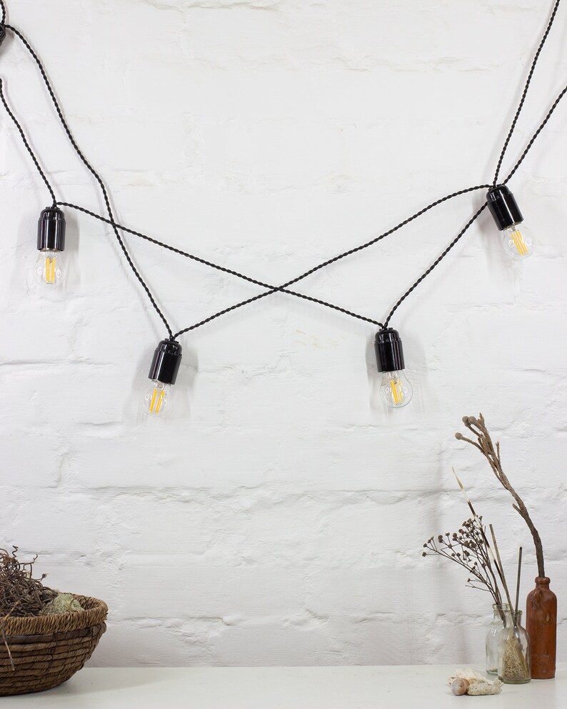 Indoor String Lights 3-100 Meters With LED Edison Bulbs - Etsy