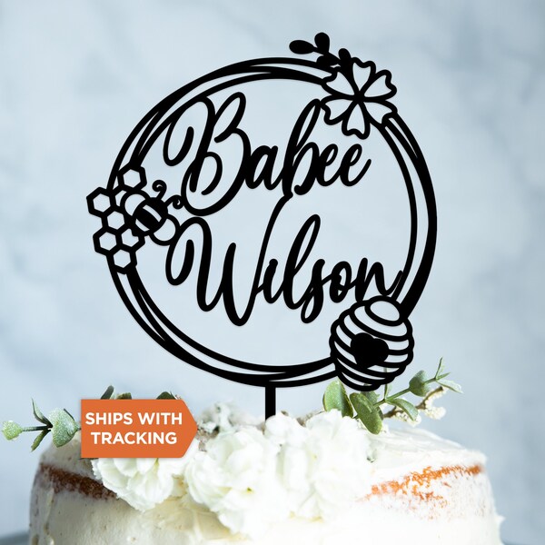 Baby Bee Cake Topper - Etsy