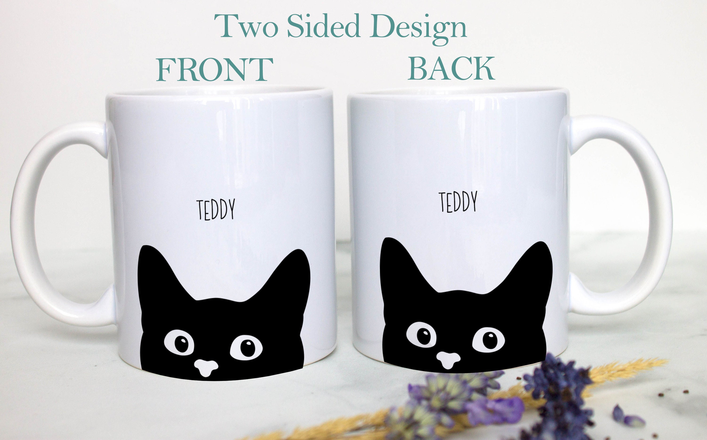 Personalized Cat Mug Custom Cat Name Mug Cat Lovers Mug - Etsy Canada