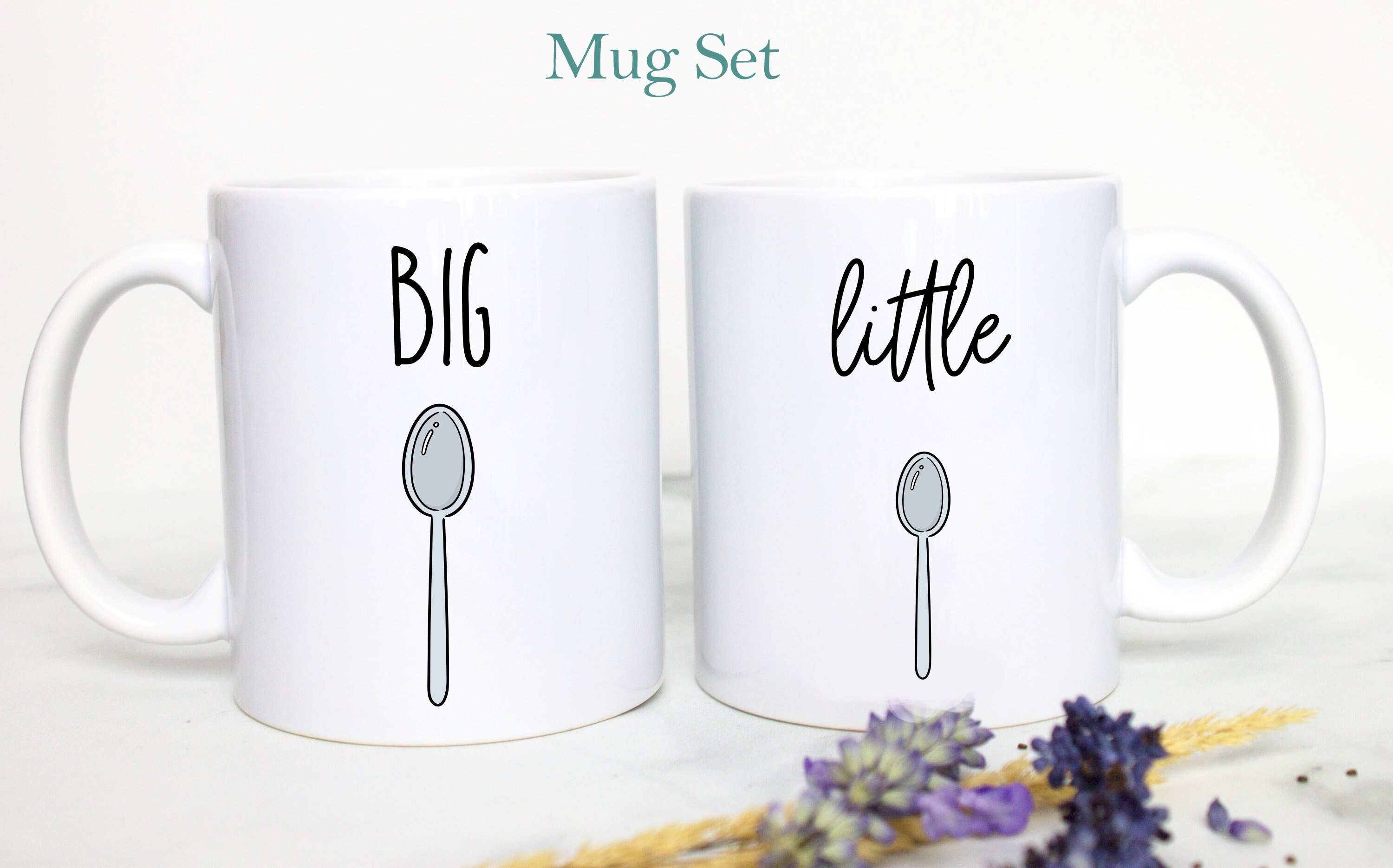 Big Spoon Little Spoon Couples Individual OR Mug Set Newlywed | Etsy Canada