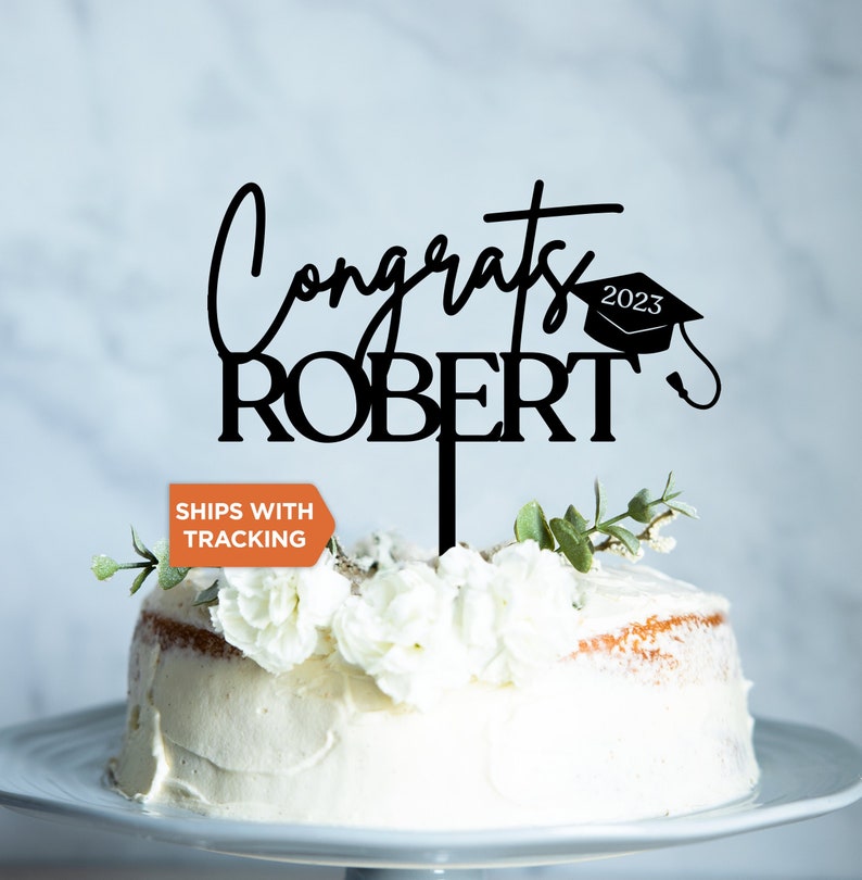 Personalized Graduation Cake Topper Graduation Class of 2023 - Etsy