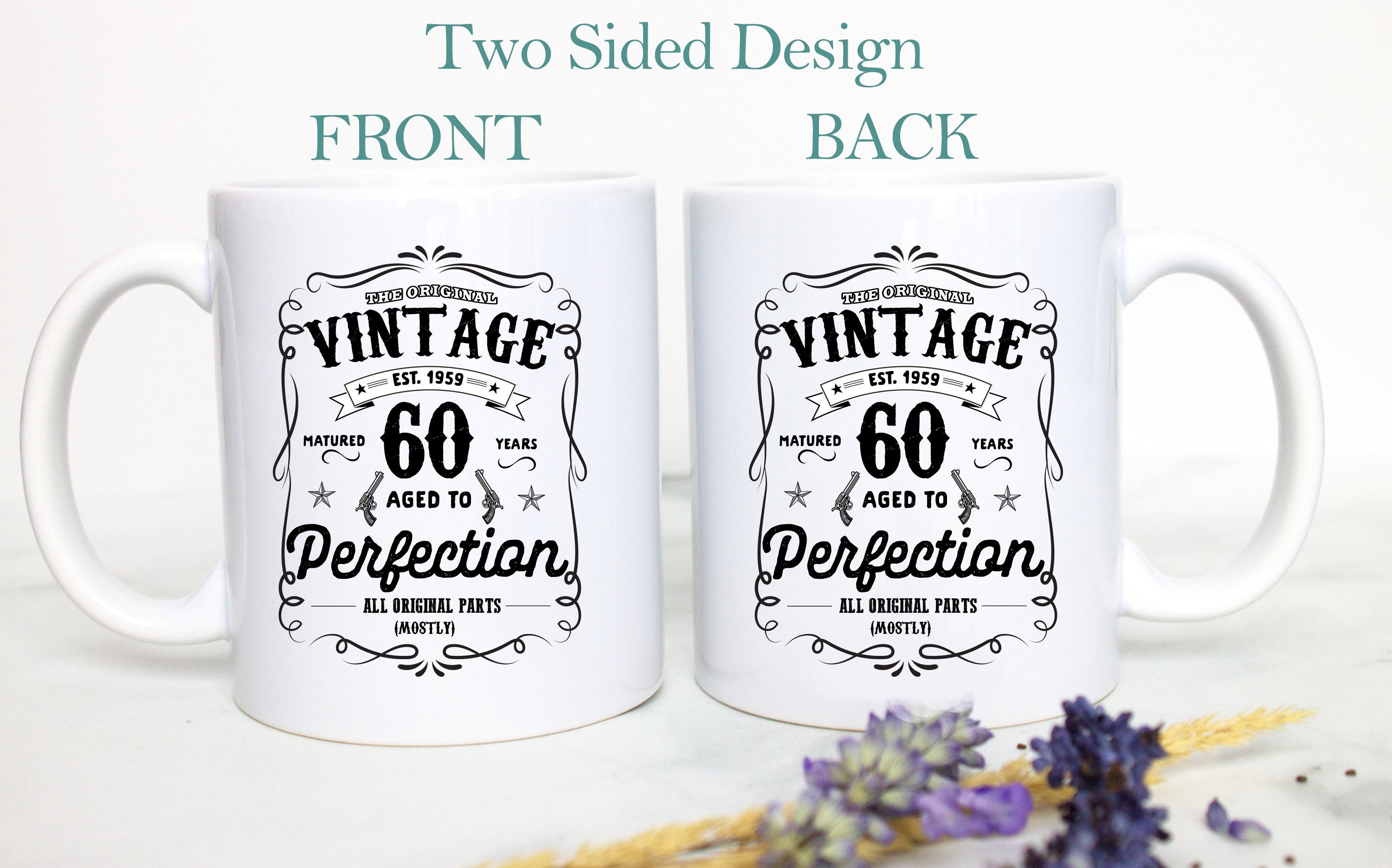 Aged to Perfection Mug 60th Birthday Gift Funny 60 Year Old - Etsy