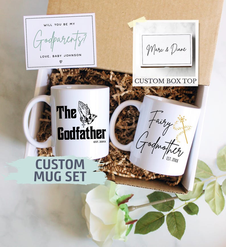 Personalized Godparent Gift Box | Will You Be My Godmother Godfather ...