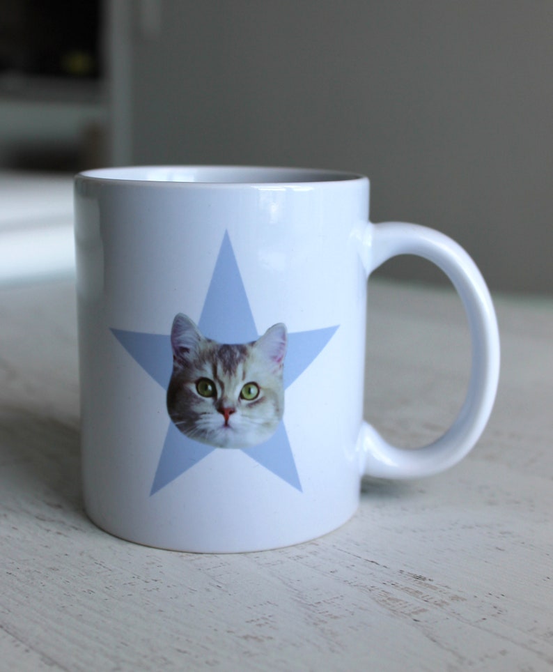 STAR Face MugPersonalized Star Mug Birthday Gift Gift for | Etsy