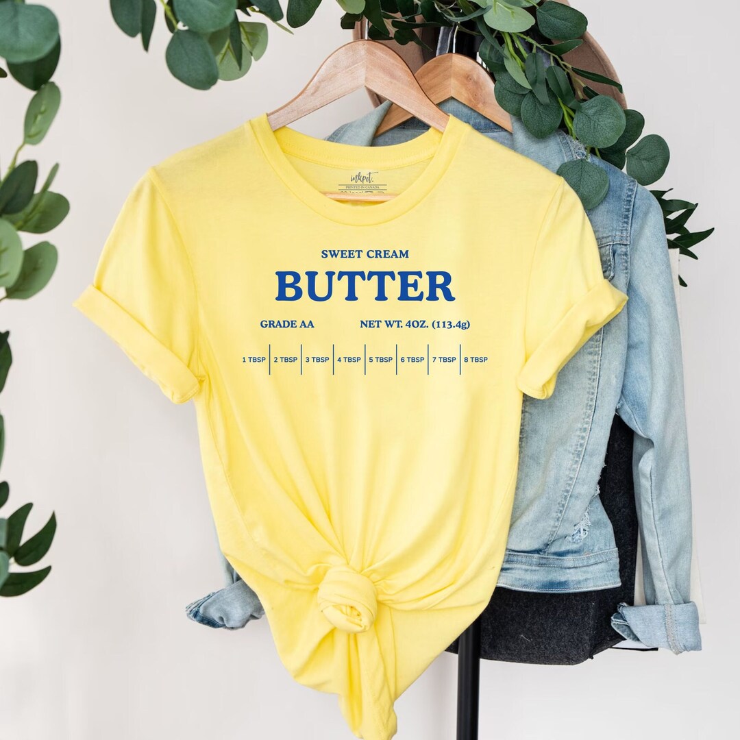 Sweet Cream Butter T-shirt | Stick of Butter Shirt, Gift for Baker ...