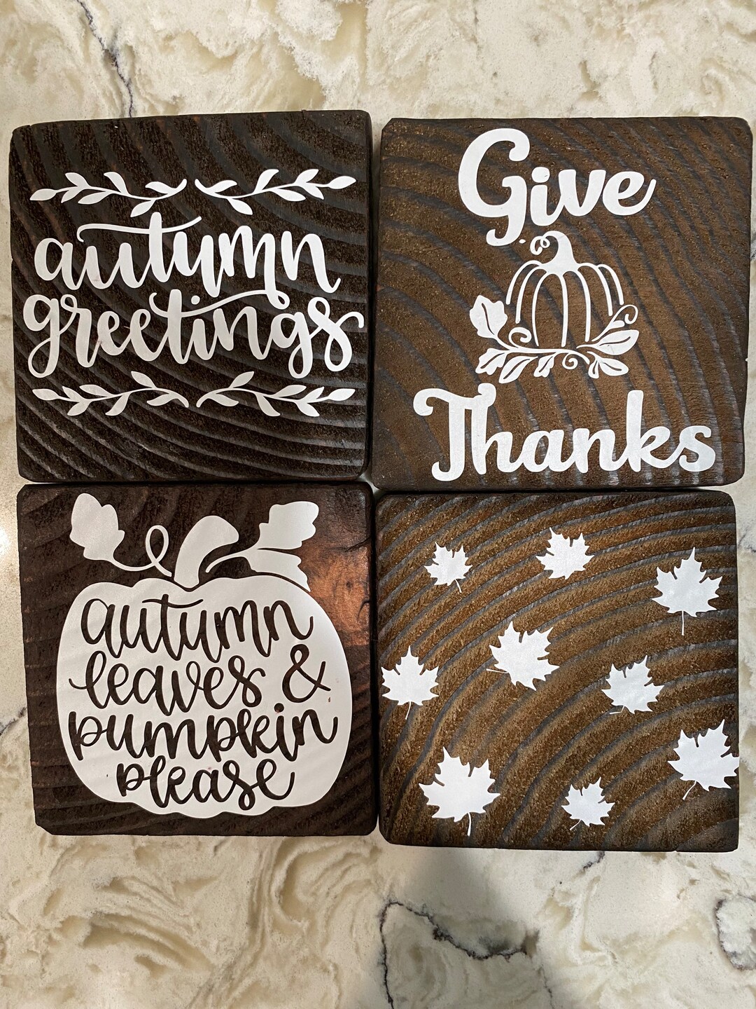 Harvest Coasters - Etsy