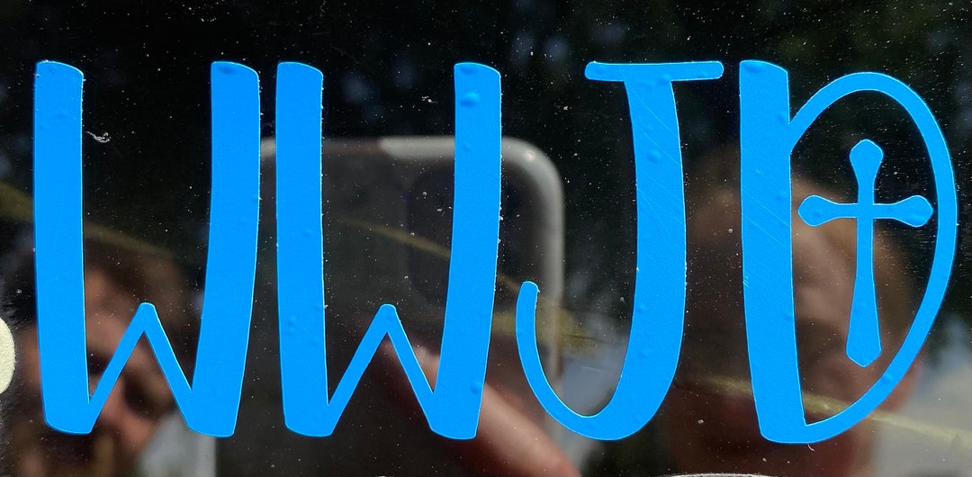WWJD Bumper Sticker - Etsy