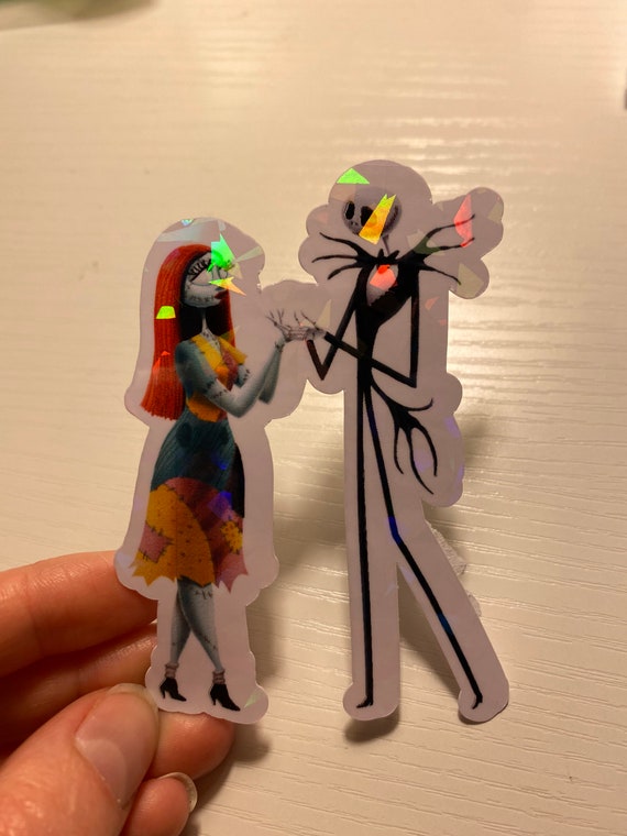 Jack Skellington and Sully Sticker/ Waterproof/ Holographic/ - Etsy