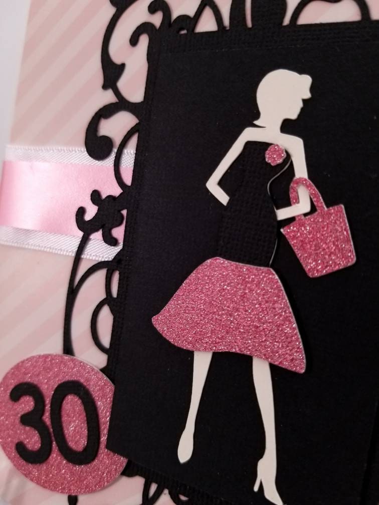 Fashionista Birthday Card 30th Birthday Card for Her - Etsy Canada