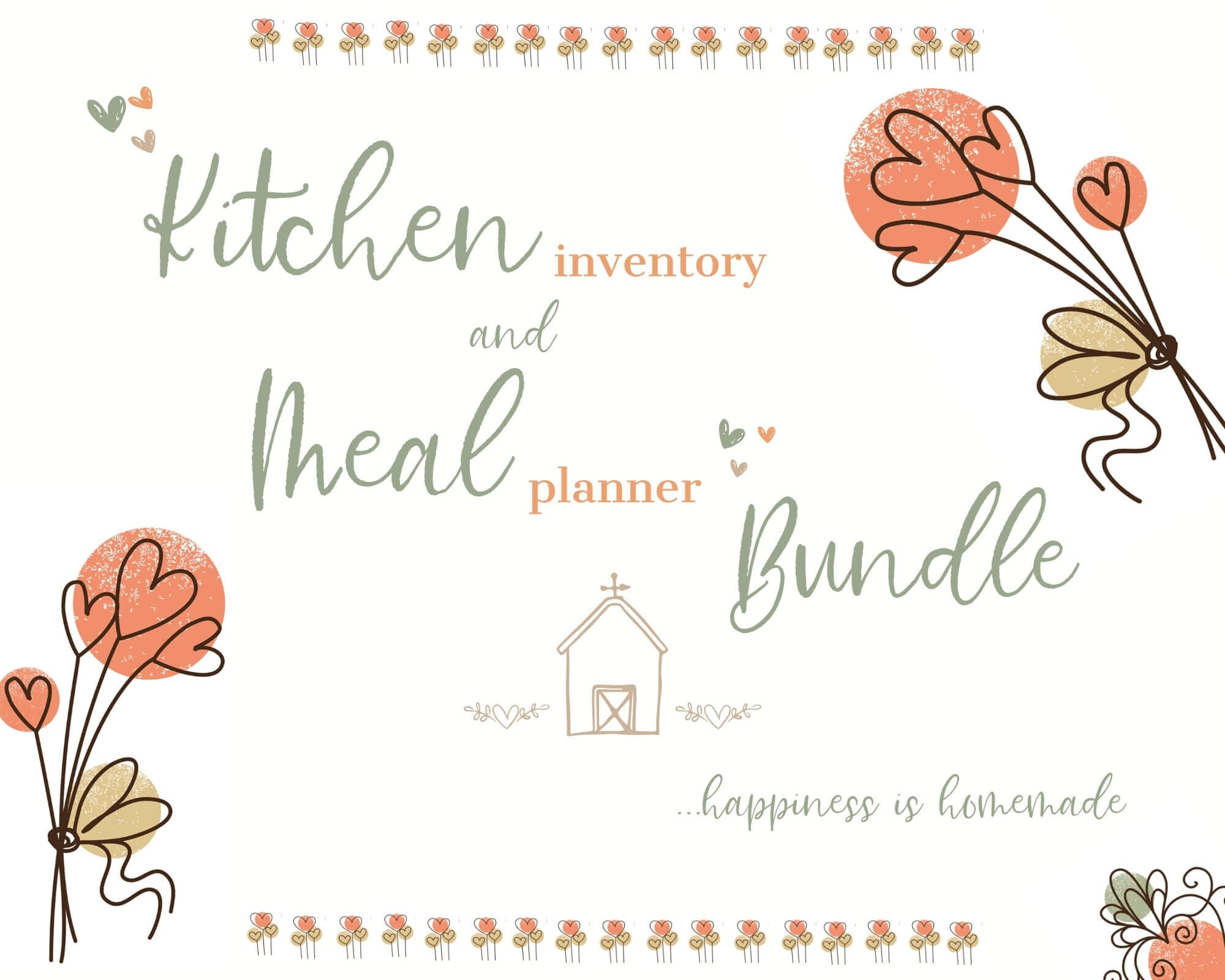 Kitchen Inventory & Meal Planning Bundle - Organizing Printables ...