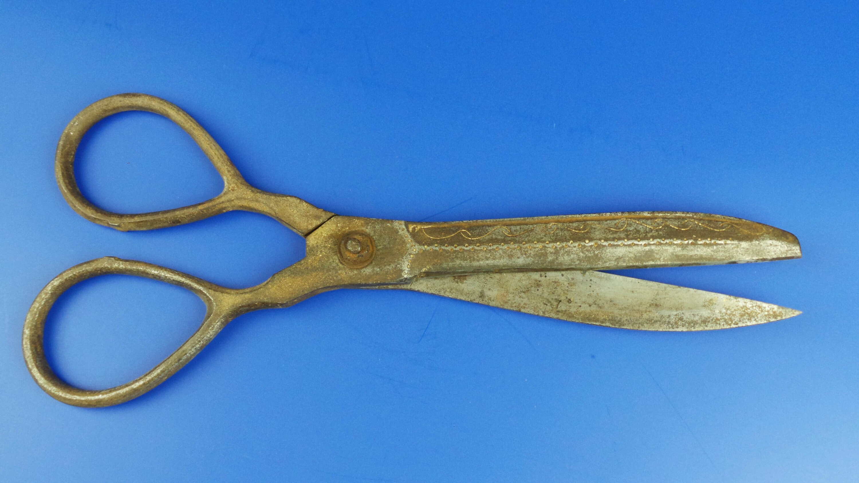 Antique Iron Hand Made Scissors Vintage Metal Hand Craft - Etsy
