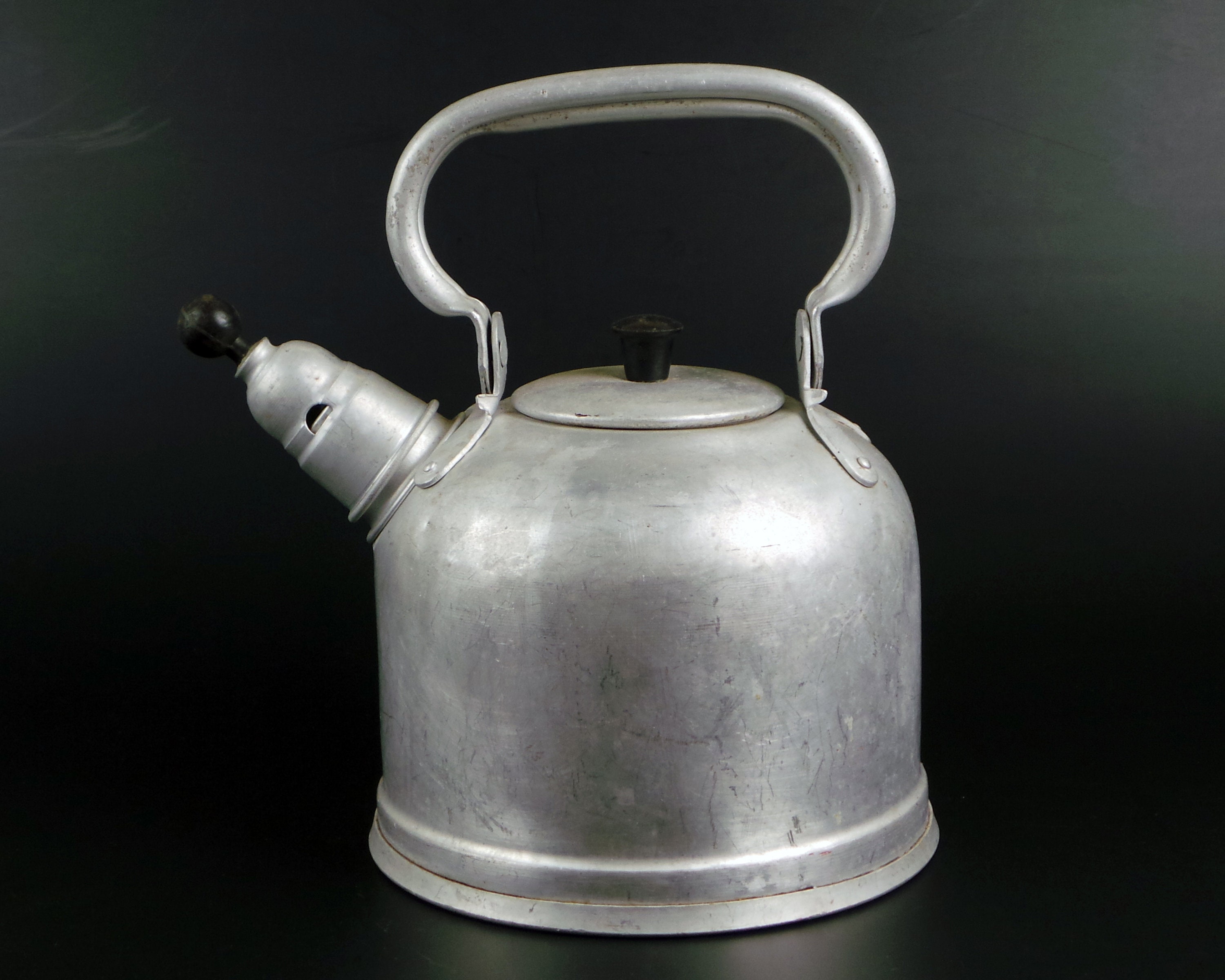 Vintage Large Aluminum Teapot Farmhouse Kettle Big Old - Etsy