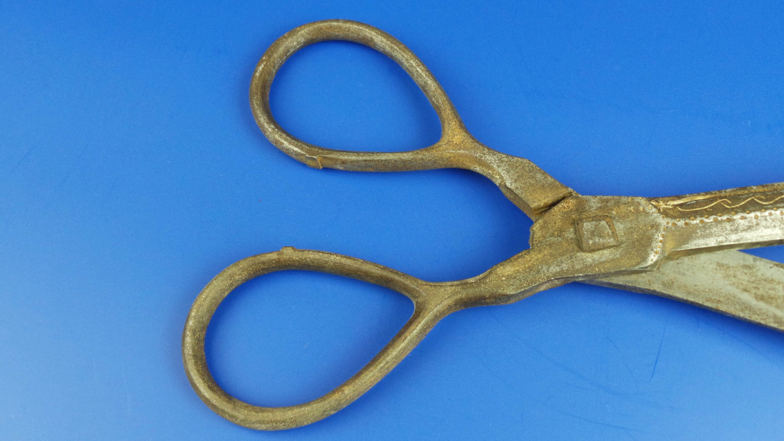 Antique Iron Hand Made Scissors Vintage Metal Hand Craft - Etsy